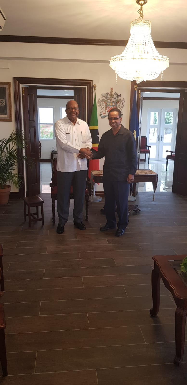 PRESS RELEASE FROM GOVERNMENT HOUSE RE: COURTESY CALL FROM H.E. DAVID ...