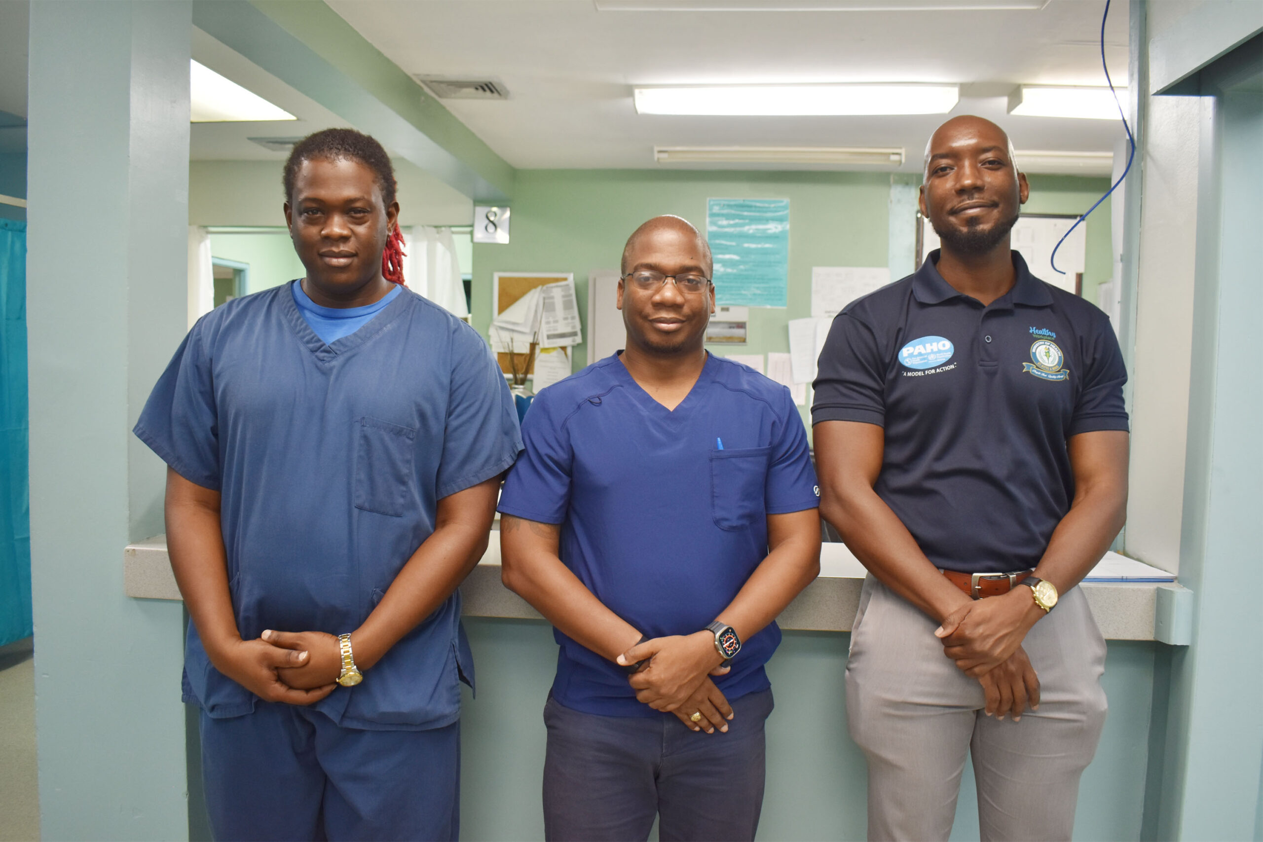 Change of guard at JNF Hospital’s Emergency Room: Dr Carlton Williams ...